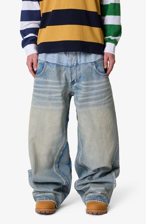 MNML Mega Baggy Layered Denim Jeans